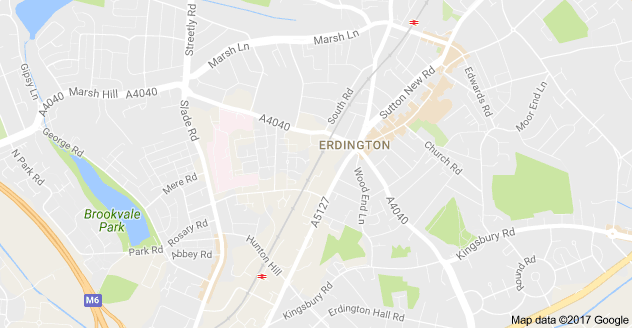 Erdington House Clearance Services Map - Anthony Marcus